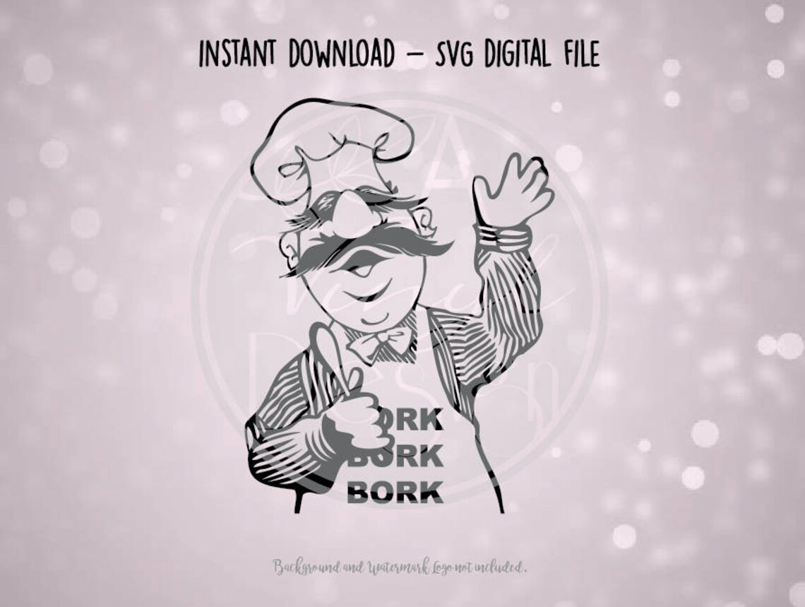 SVG Digital File Muppets Swedish Chef - Etsy Canada