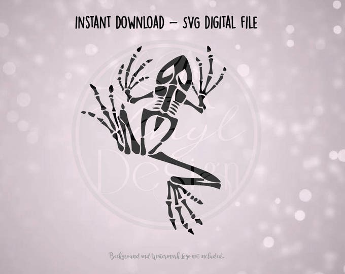 SVG Digital File Bone Frog - Etsy