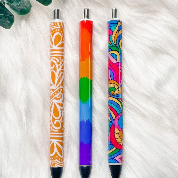 Rainbow Ink Pen - Etsy