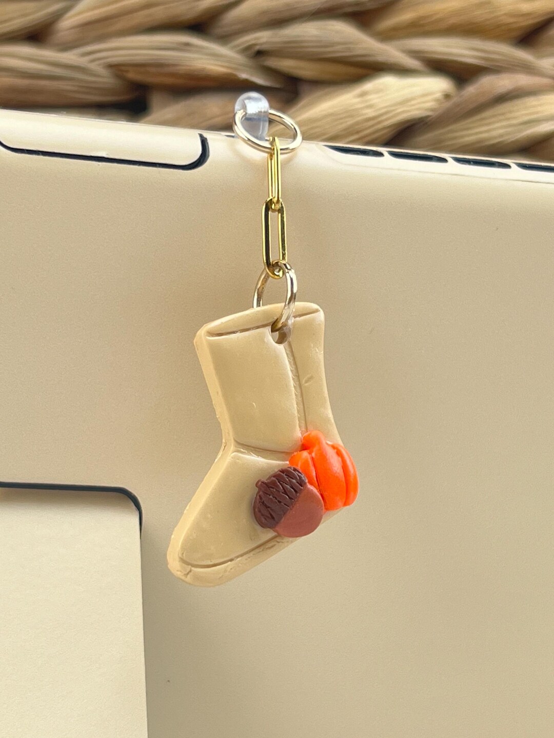 Nintendo Switch Charm – Light Brown Ugg Boot – Handmade Polymer Clay ...