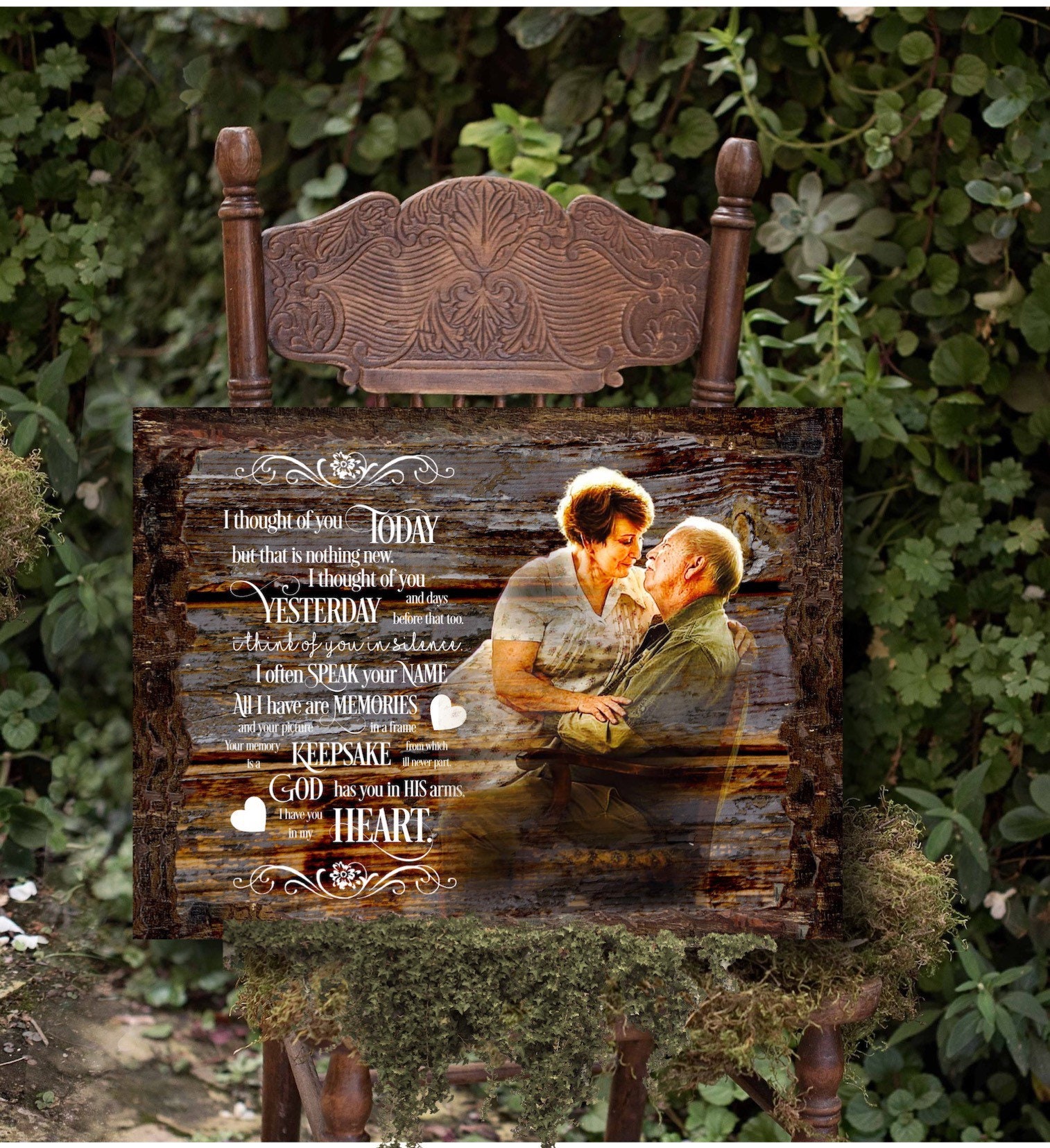 Memorial Photo Gift Sympathy Gift Memorial Gift Celebration of - Etsy