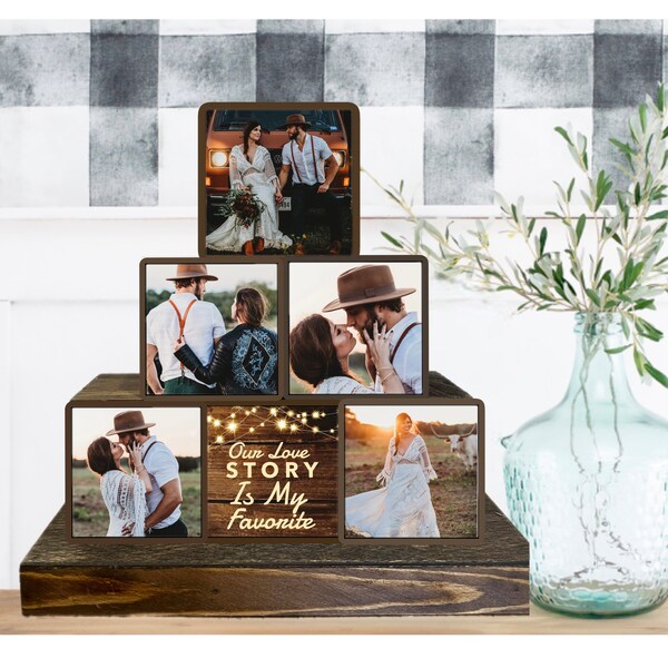 Wood Photo Blocks - Etsy