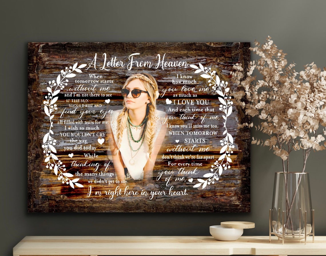 Memorial Photo Funeral Celebration of Life Photo Memorial Gift - Etsy