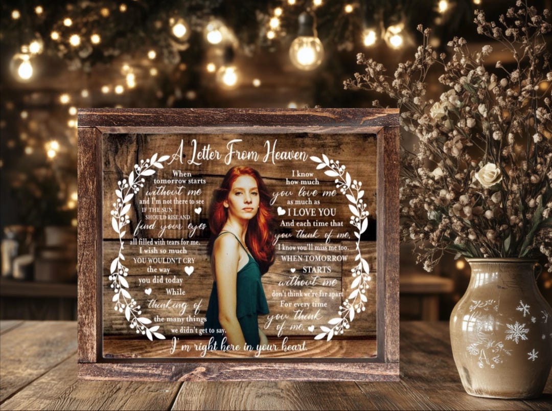 Memorial Photo Funeral Celebration of Life Photo Memorial Gift Sympathy ...