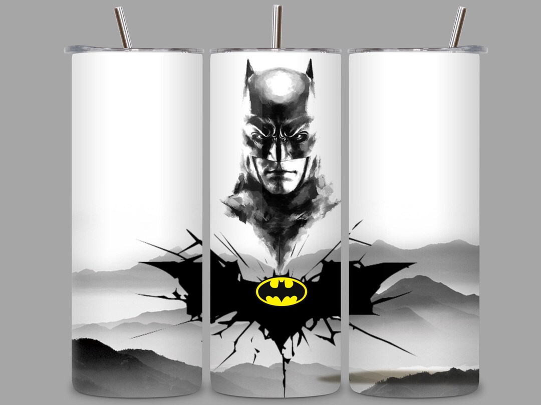 Digital PNG batman design Tall Skinny 20oz Tumbler Wrap - Etsy