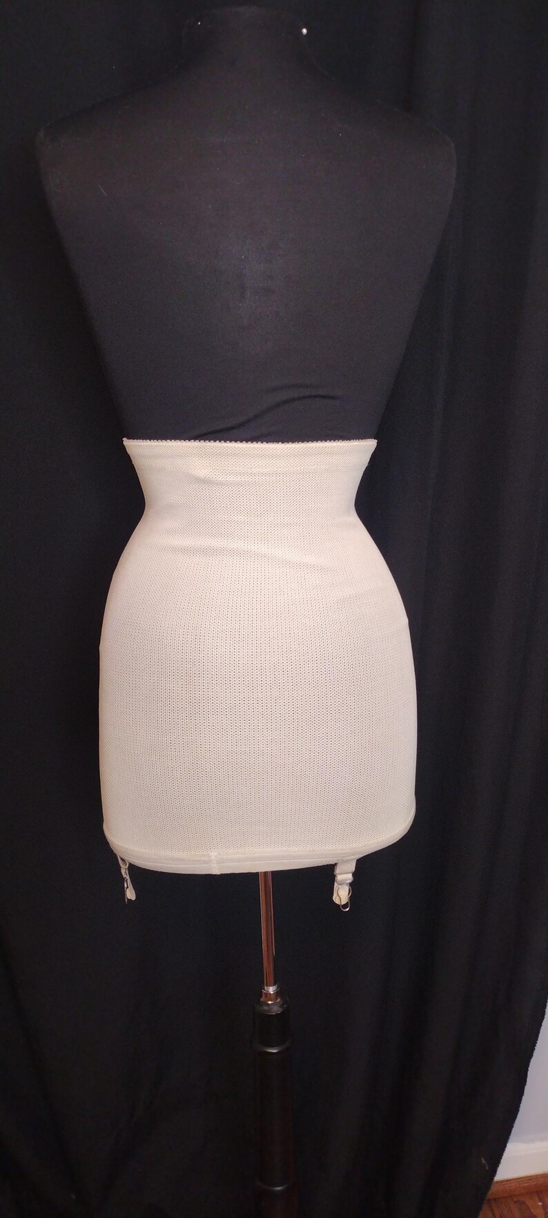1950's 50s Flatum Aire by Fortuna Girdle With Attached Stocking Garter ...