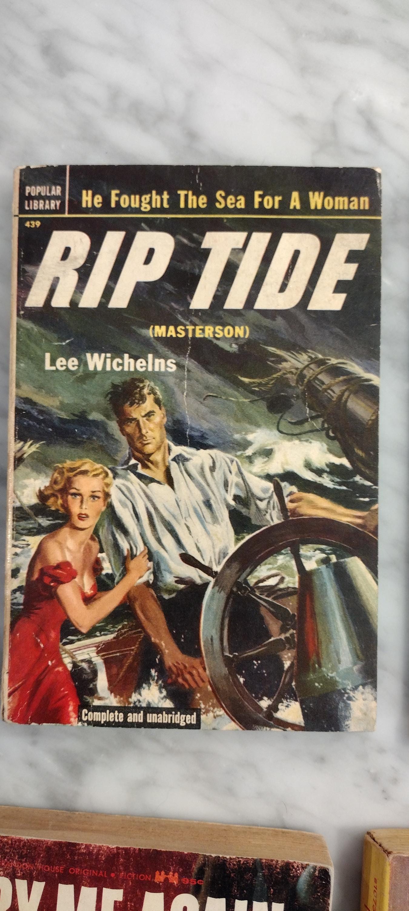 Vintage Pulp Fiction Paperback Book Set - 1950s-60s Adventure Novels - Etsy
