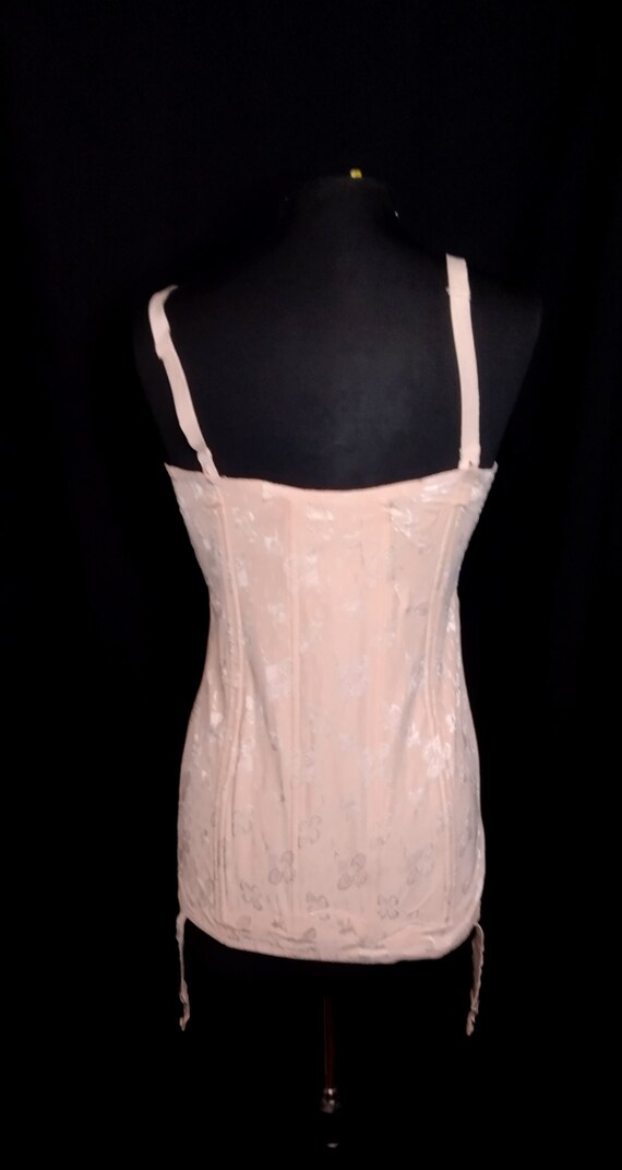 1920's 30s Full Girdle with Boning & Garters / Size 3… - Gem