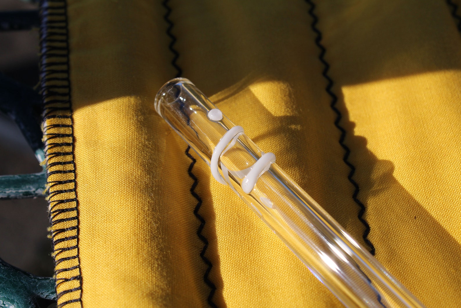 Custom Spiral Wrap Accent Glass Straw -eco-friendly - Reusable ...