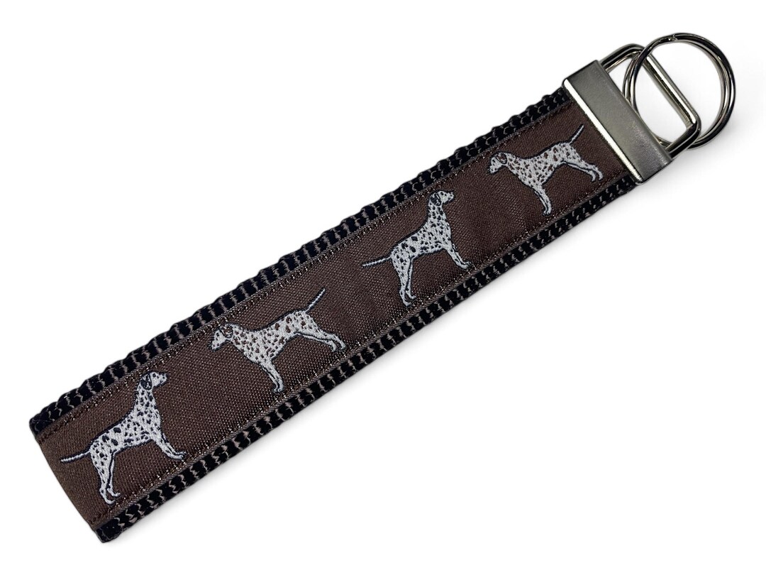 Dalmatian Brown Key Fob 5" Long - Etsy