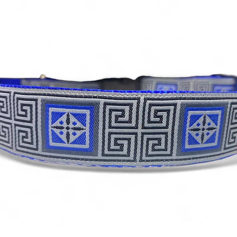 Dog Collar Greek Key - Etsy UK