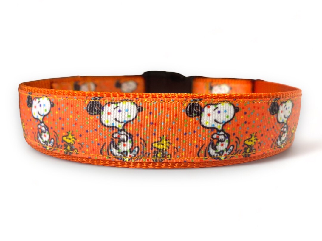 Beagle - Orange - Confetti - Dog Collar - 1" Width - Etsy