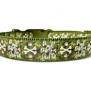 Bad Motha Fluffa Camouflage Tie Dye Dog Collar 1 Width - Etsy