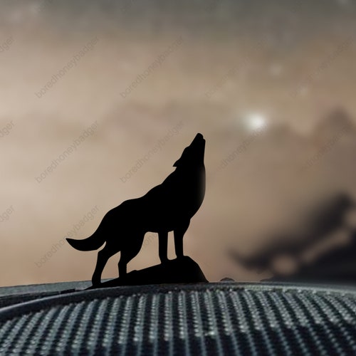 Howling Wolf Easter Egg Decal Wolf Stickers Fit for Jeep - Etsy