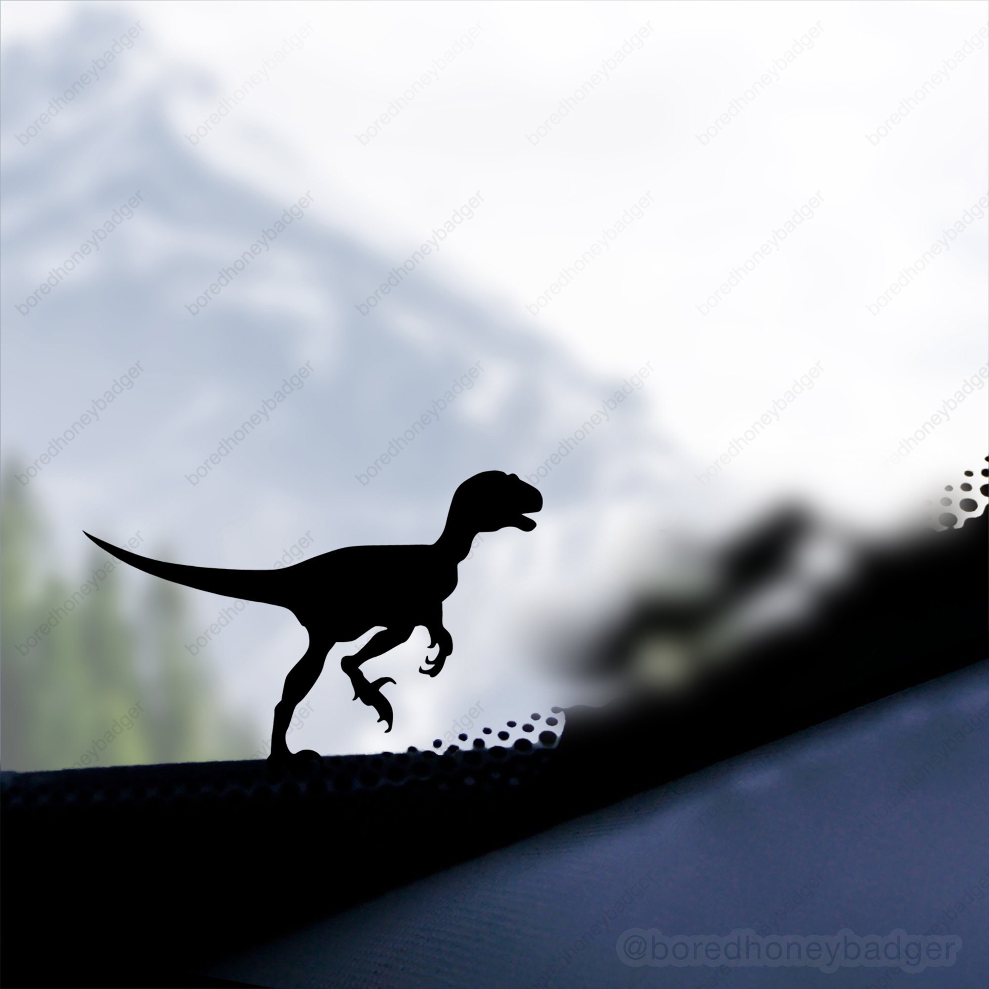 Raptor Easter Egg Decals Dinosaurs Trex Raptor Stickers Fit | Etsy