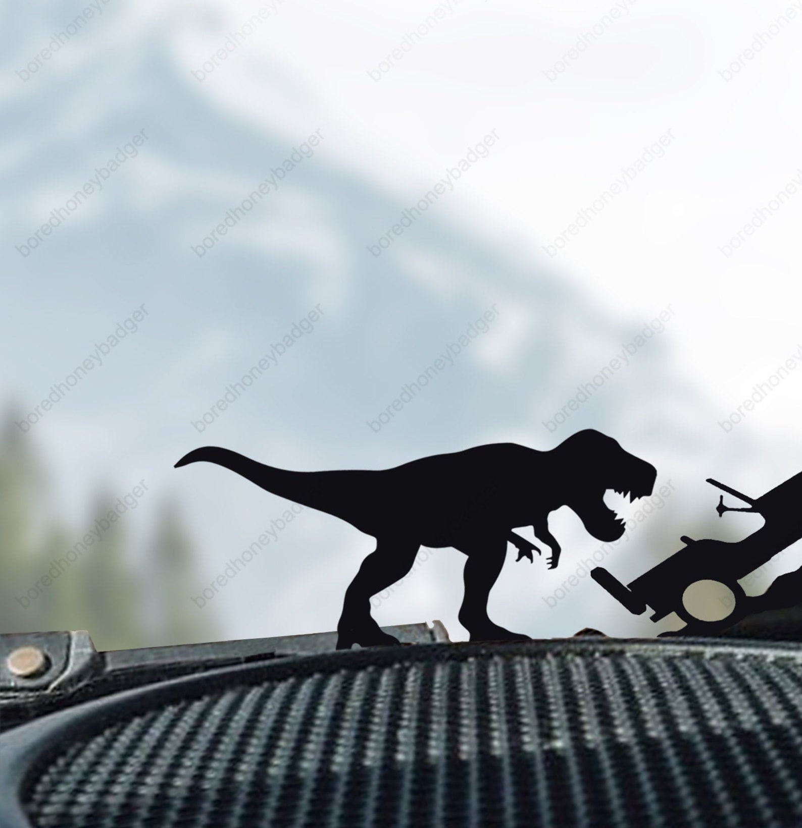 Dinosaurs Easter Egg Decals T Rex Raptor Stickers Fit for Jeep Easter ...