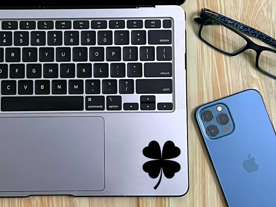 Shamrock Four Leaf Clover Vinyl Sticker for Car, Tumbler, Laptop ...