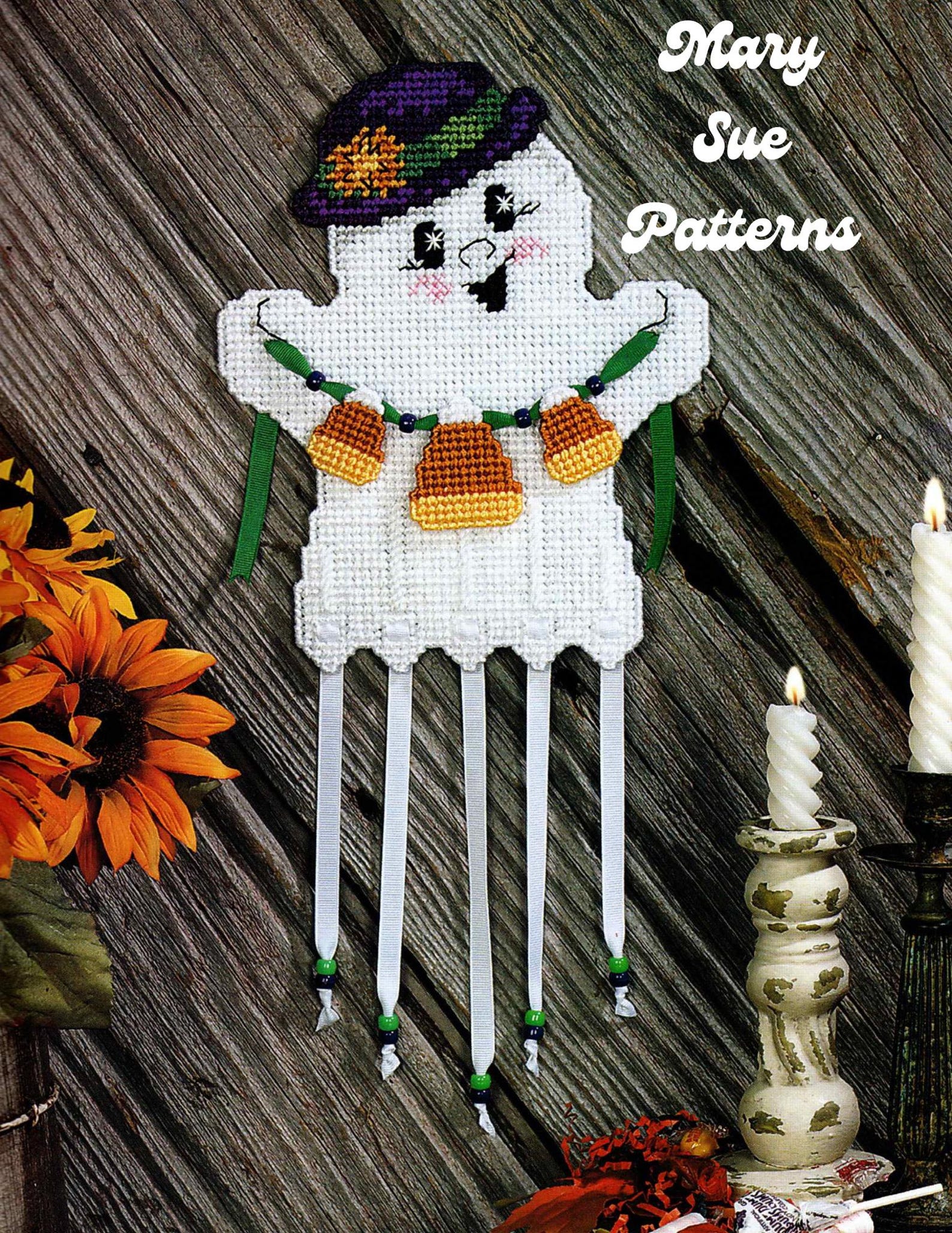 Friendly Ghost Wind Catcher Plastic Canvas PDF Digital Pattern ...