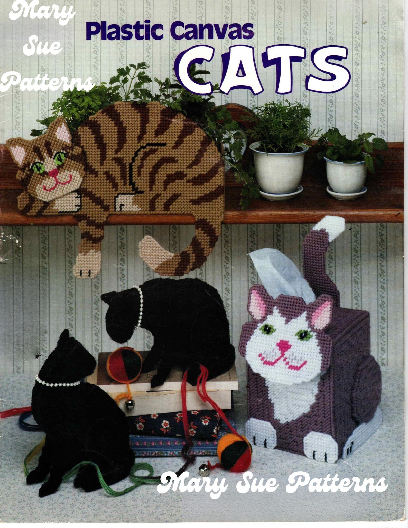 Kitty Cats Plastic Canvas PDF Digital Pattern Book - Etsy