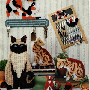 Kitty Cats Plastic Canvas PDF Digital Pattern Book - Etsy