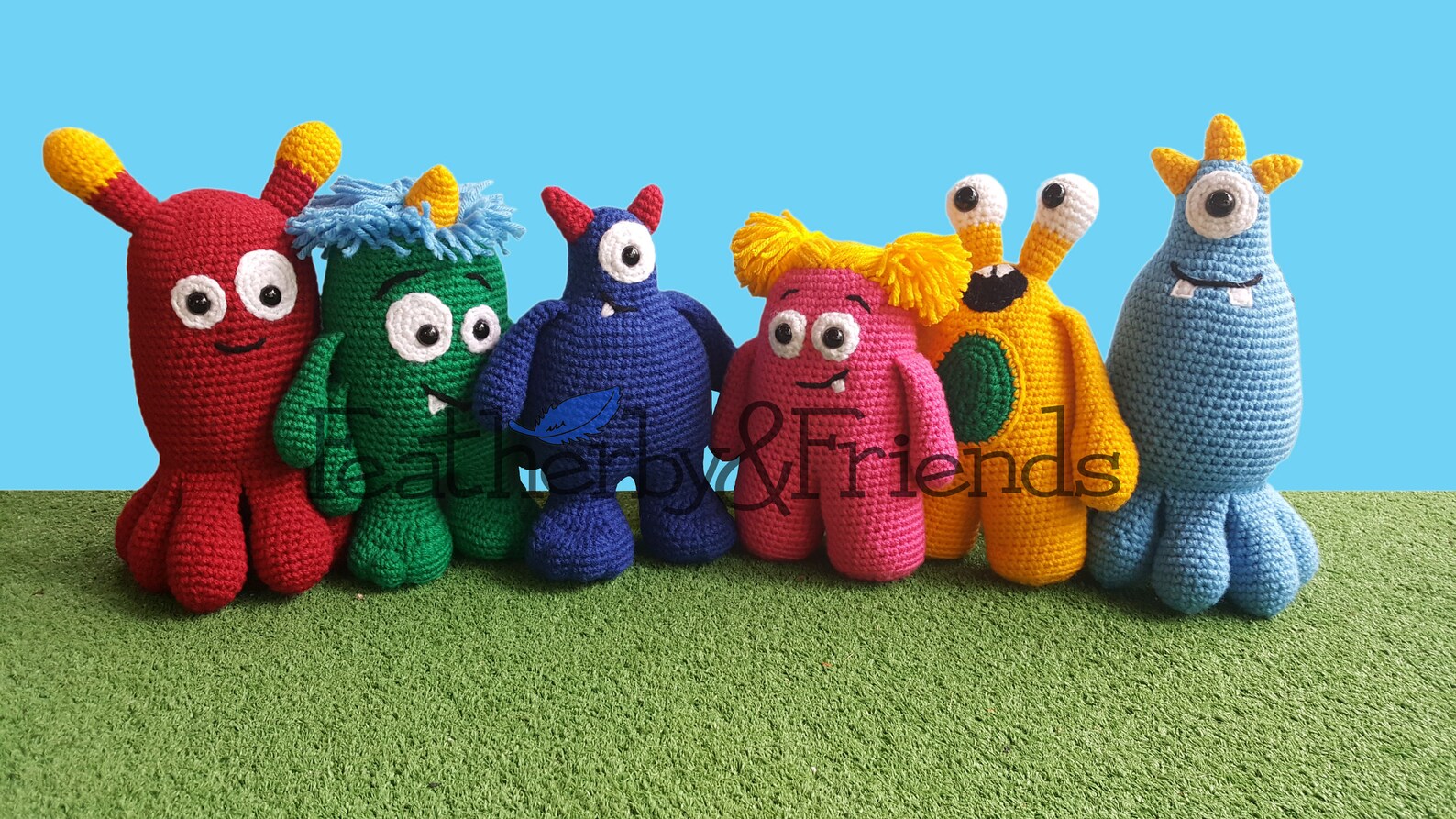Monsters and Lovies Crochet Pattern Bundle - Amigurumi Toy Lovey ...