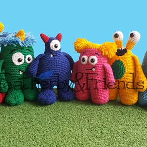 Monsters and Lovies Crochet Pattern Bundle - Amigurumi Toy Lovey ...