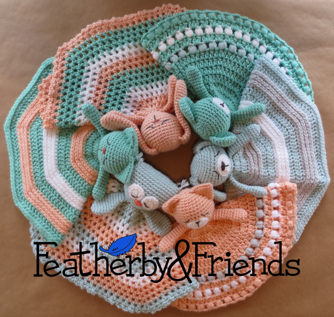 Monsters and Lovies Crochet Pattern Bundle - Amigurumi Toy Lovey ...