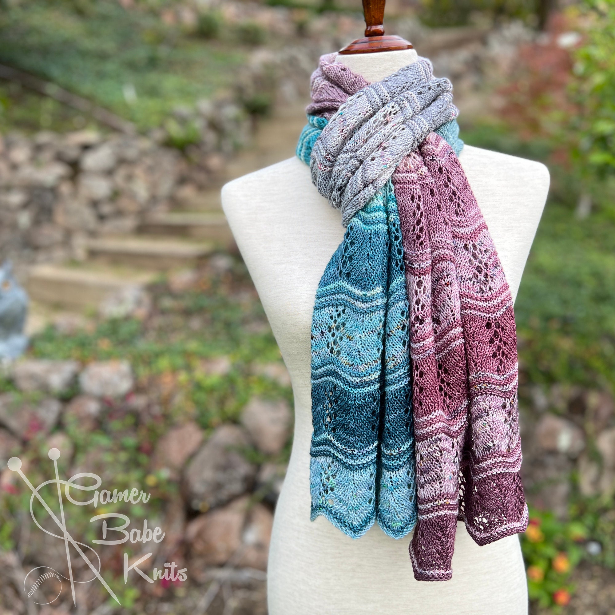 Carolyn Wrap (knitting Pattern Pdf) - Etsy UK
