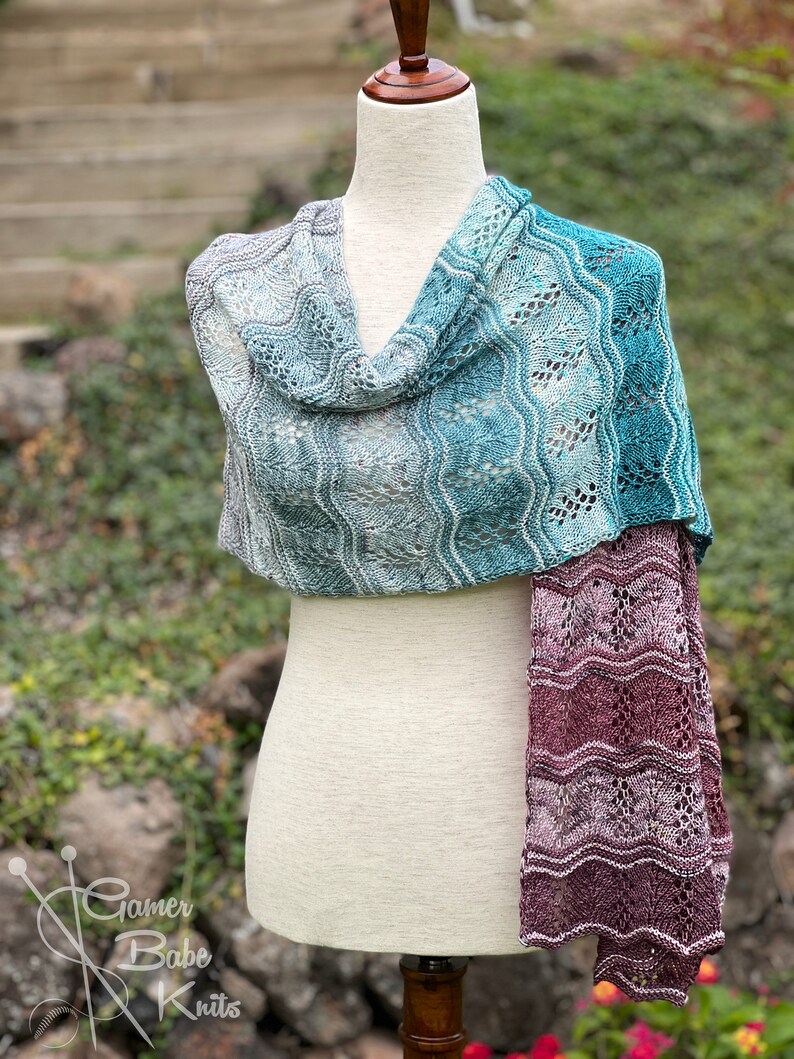 Carolyn Wrap (knitting Pattern Pdf) - Etsy