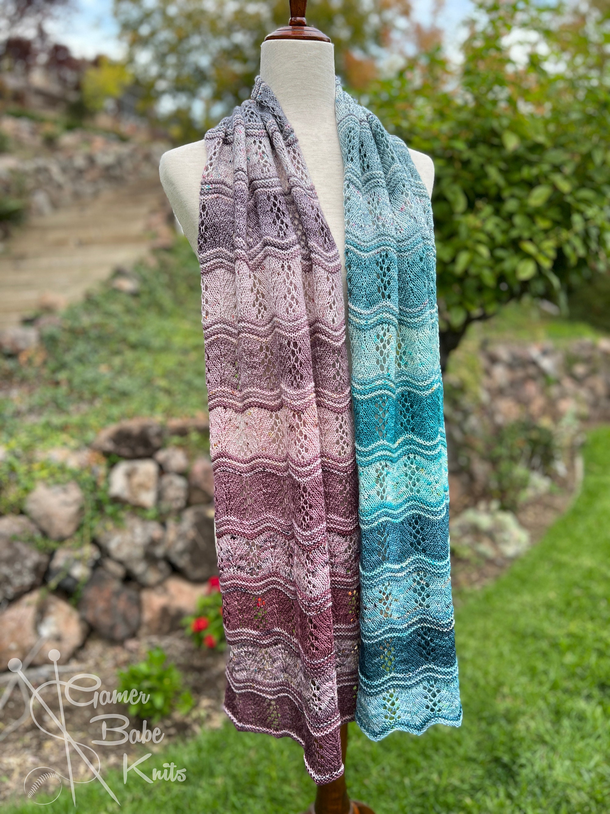 Carolyn Wrap (knitting Pattern Pdf) - Etsy UK