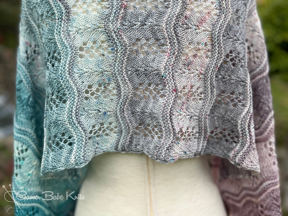 Carolyn Wrap (knitting Pattern Pdf) - Etsy