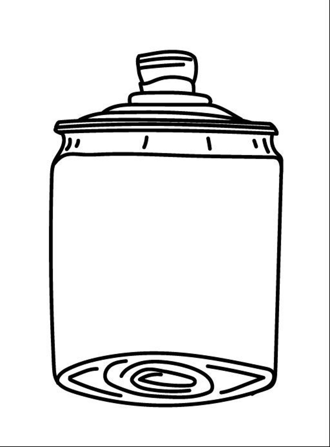 Glass Jar SVG, PDF, Ai; Printable, Editable, Gratitude, Goals, Rewards ...