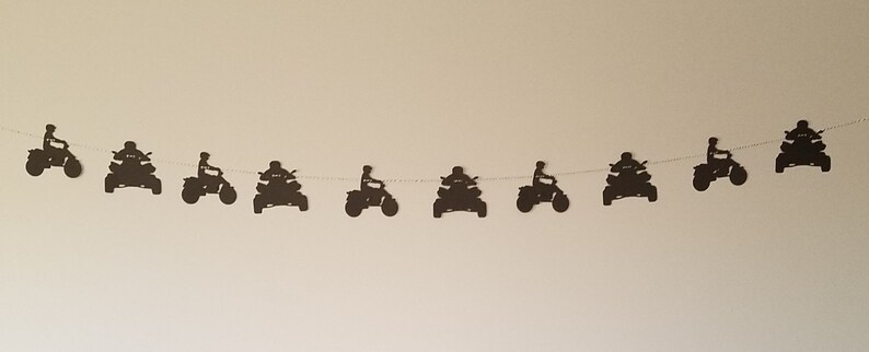 ATV Garland / Motocross Garland / Racing Party Supply - Etsy