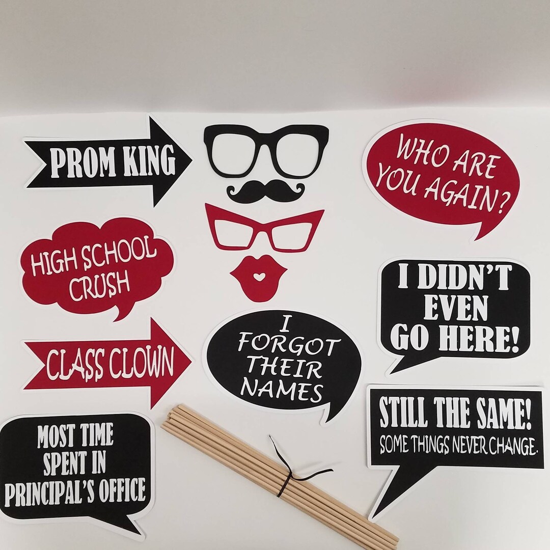 Class Reunion Photo Prop / Graduating Class / High School - Etsy