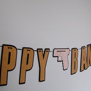 Happy Bang'n Birthday Guns Happy Birthday With Sparkle - Etsy