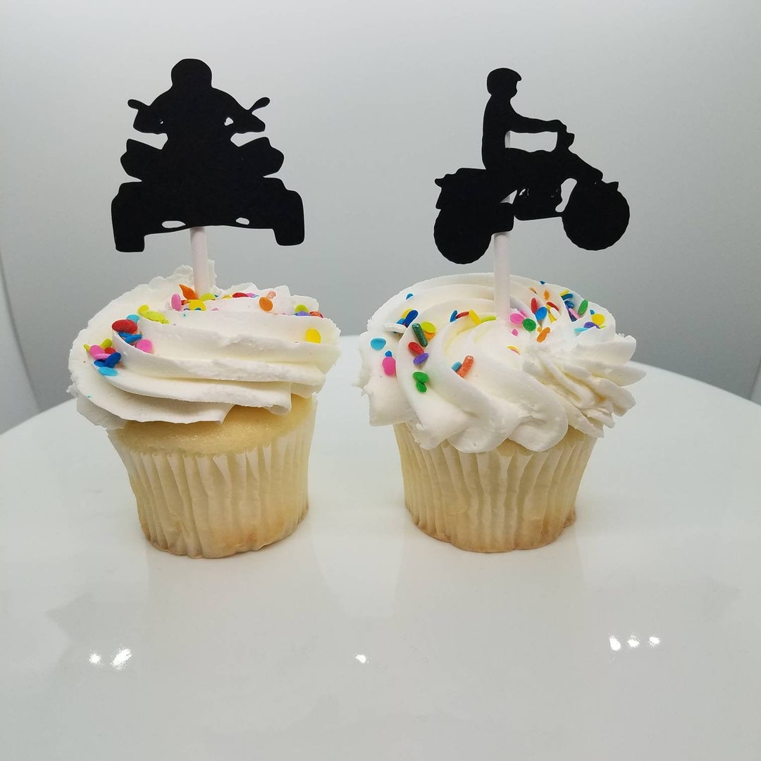 ATV / 4 Wheeler / Quad Cupcake Toppers / Motocross - Etsy