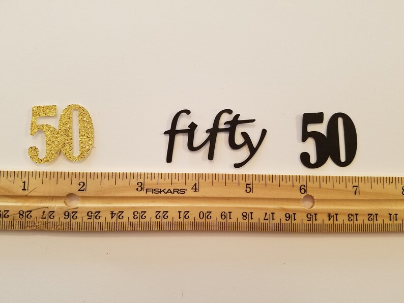 50th Confetti / 50th / 50 Years / Celebrate 50 Years Birthday - Etsy