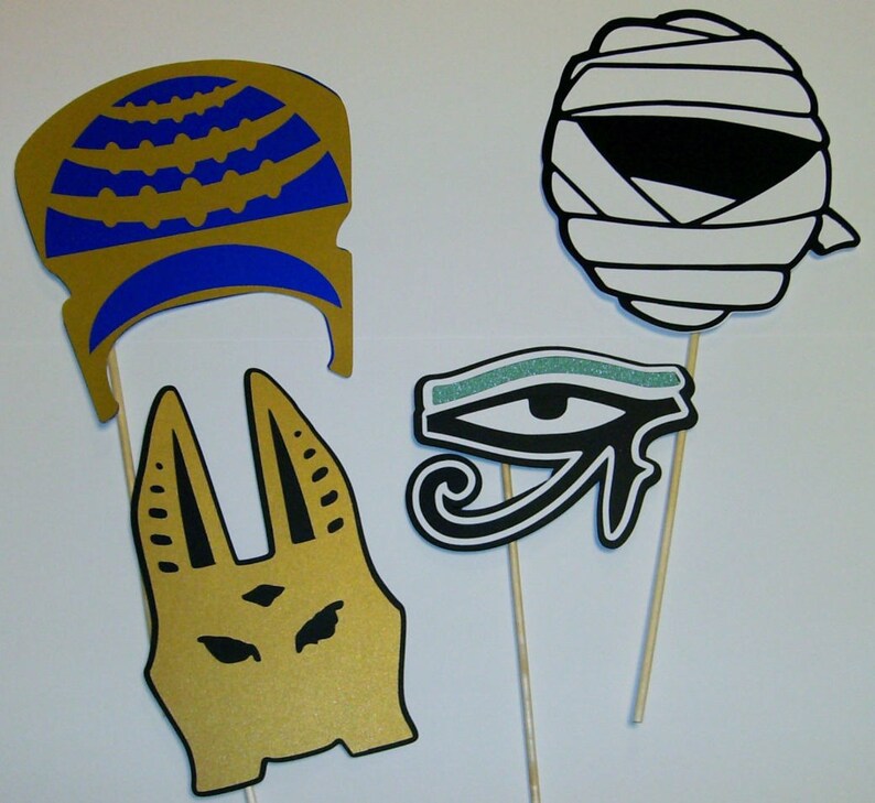 Hand Crafted Egyptian Photo Props/Egyptian symbols/Walk like | Etsy