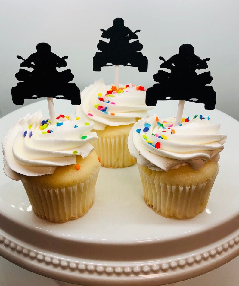 ATV / 4 Wheeler / Quad Cupcake Toppers / Motocross - Etsy
