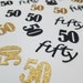 50th Confetti / 50th / 50 Years / Celebrate 50 Years Birthday or ...