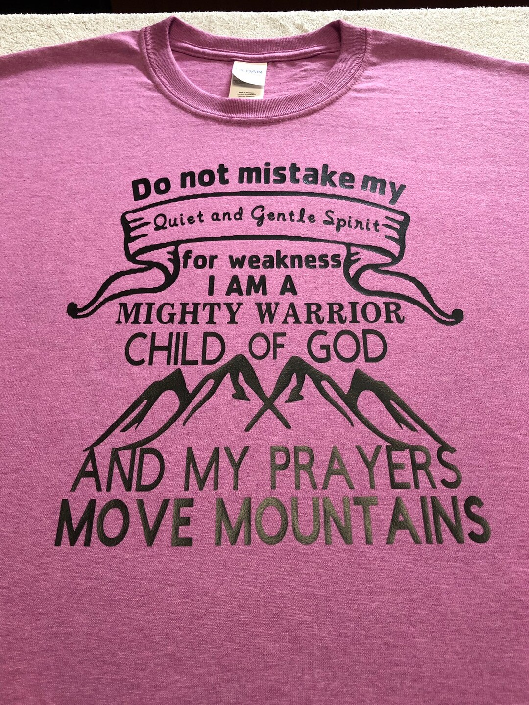 Do Not Mistake My Quiet & Gentle Spirit for Weakness - Etsy