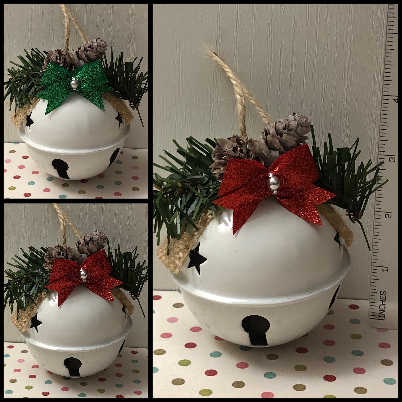 Personalized Jingle Bell Ornament - Etsy