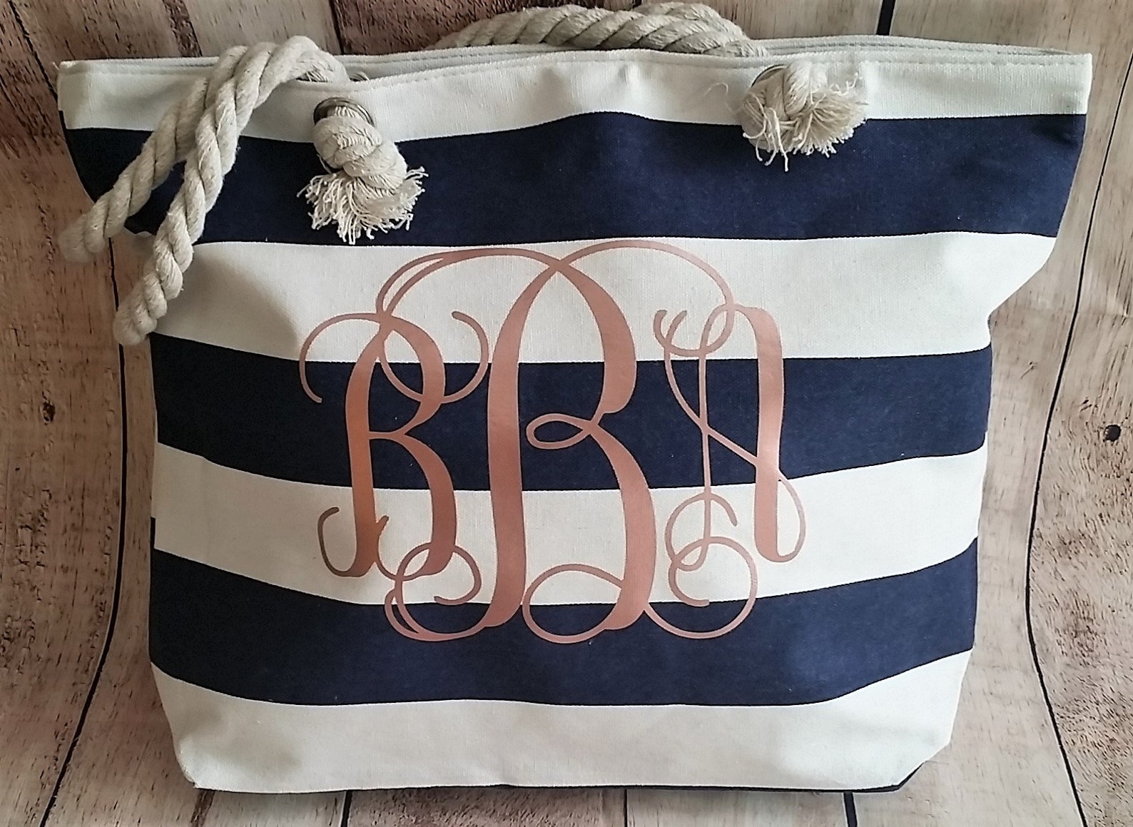 Monogrammed Beach Bag Grey and Red Beach Tote Grey and Red - Etsy