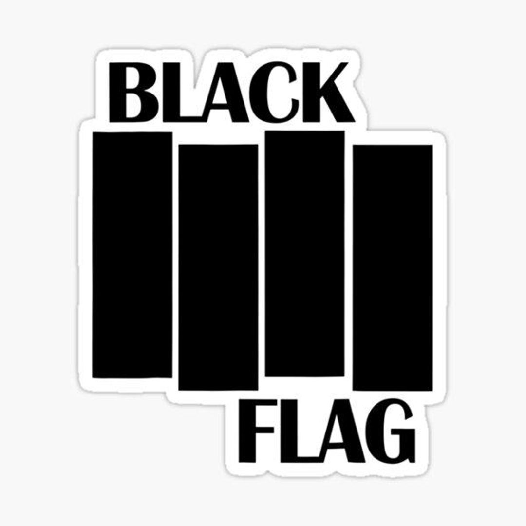 Black Flag Decal for Cars Laptops Mirrors Windows Punk Decals Sticker ...