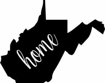 Wv Home Decal - Etsy