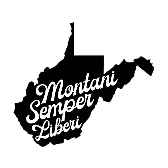West Virginia Montani Semper Liberi Decal WV for Cars Laptops - Etsy