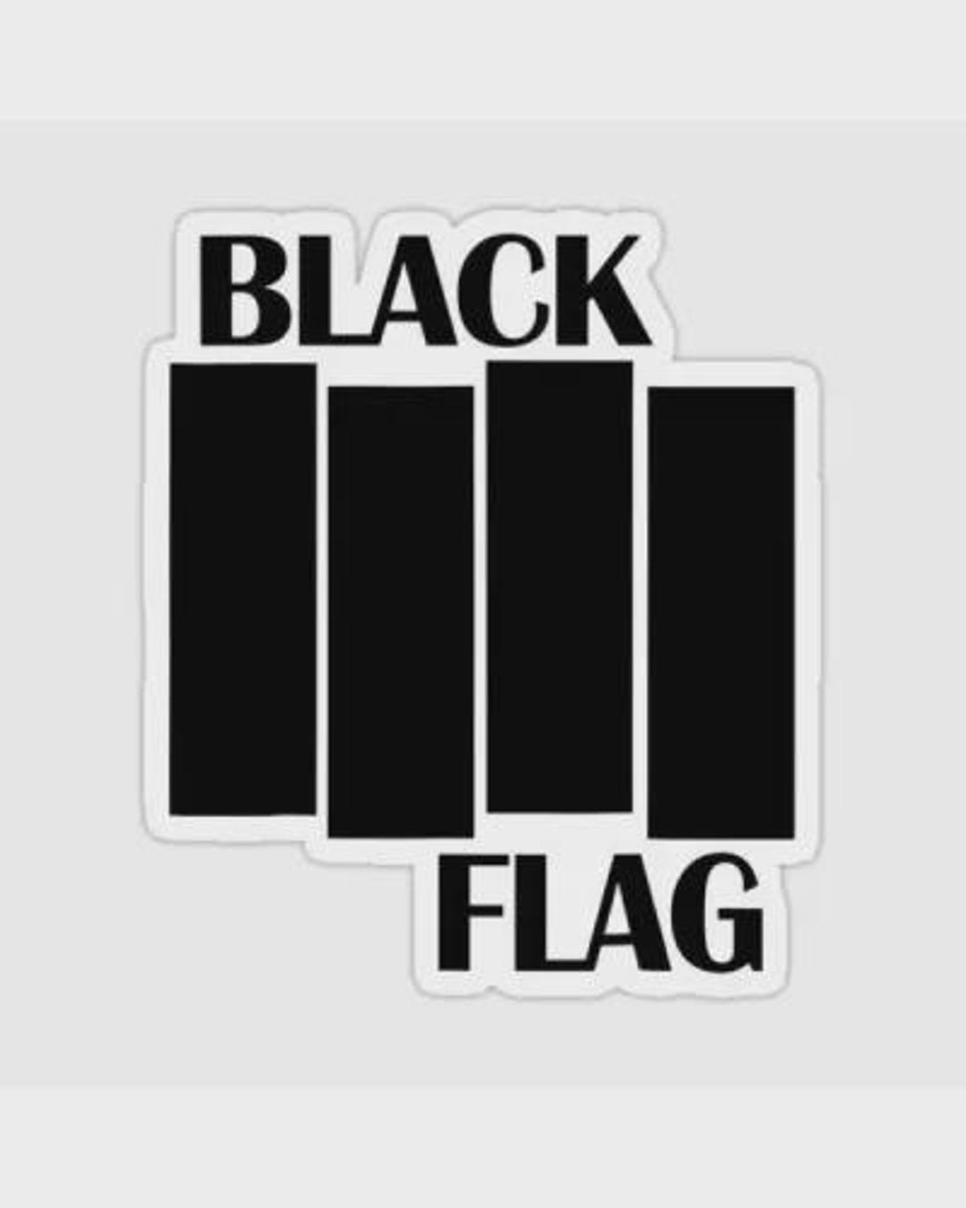 Black Flag Decal: Punk Rock Sticker for Cars, Laptops, Mirrors - Etsy