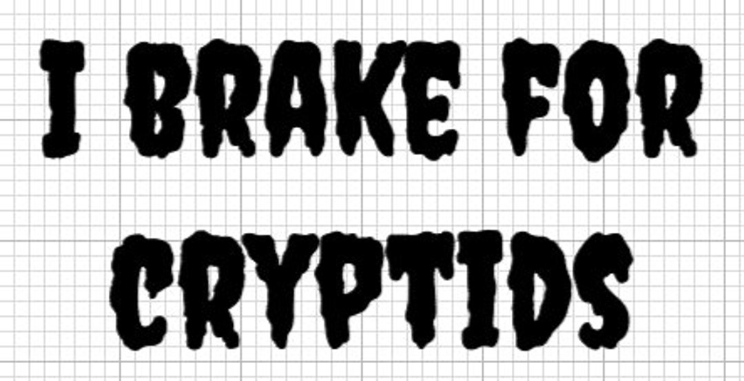 Cryptid Decal for Cars, Mirrors, Laptops, Walls Windows Cryptids ...