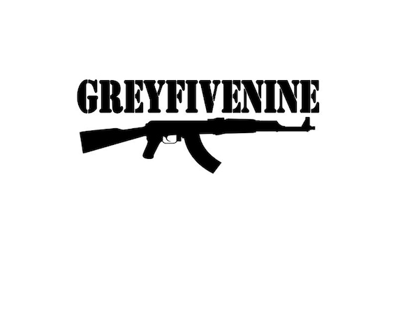 Grey Five Nine G59 Decal for Cars Mirrors Laptops Windows | Etsy