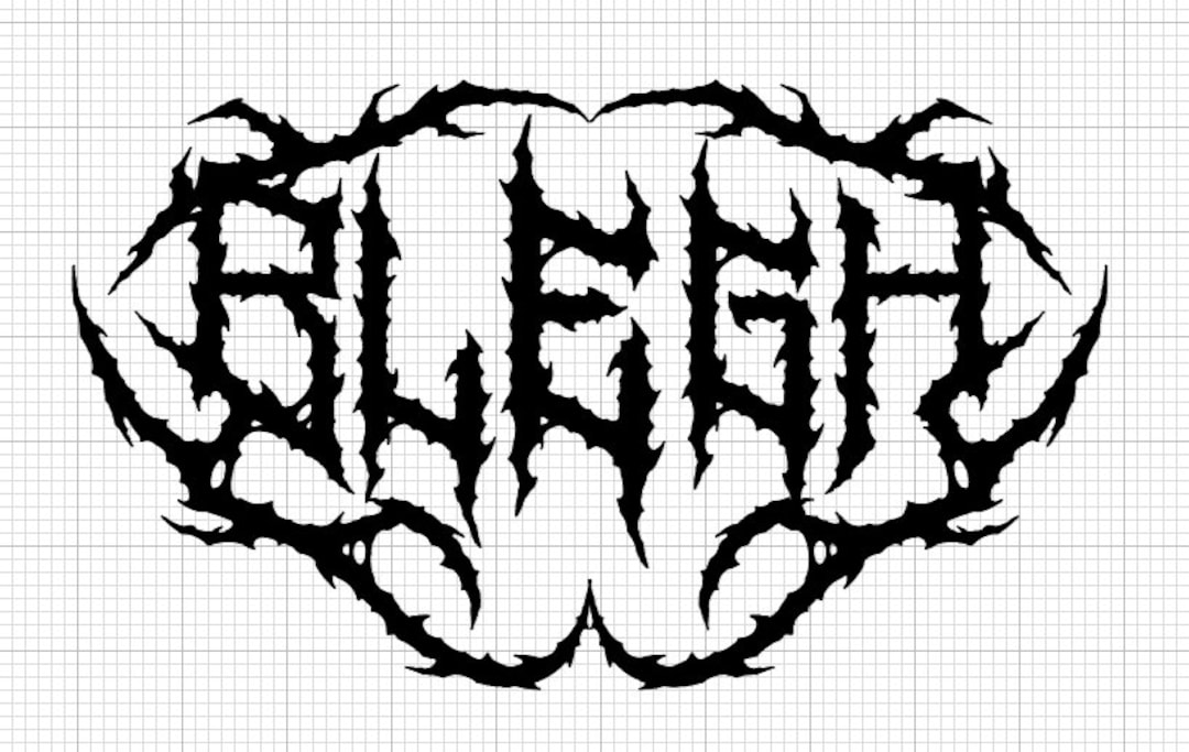 BLEGH Metalcore Decal: Car, Laptop, Mirror Sticker - Etsy